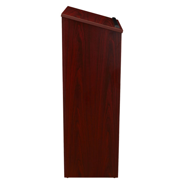 Full Floor Lectern with Shelf and Optional Casters – PodiumStop