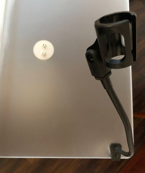 Microphone Gooseneck Mounts Handheld Mic Holder Kit for Lectern ...