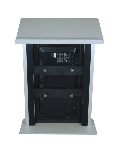 Digital Contemporary Lectern with HD Display Screen – PodiumStop