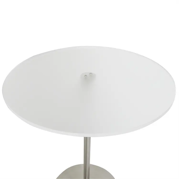 Stainless Steel Acrylic Round Table – PodiumStop
